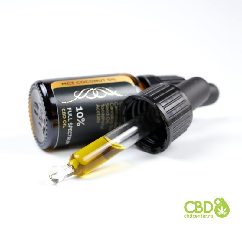 Ulei CBD 10% cu cocos si canepa - Santa CBD