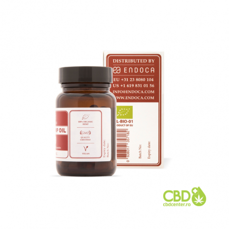 CAPSULE CBD RAW 50MG - ENDOCA | Supliment Natural de CBD