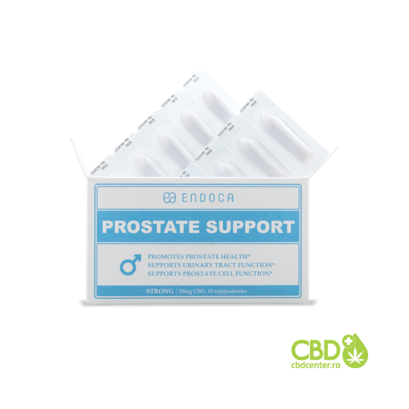 SUPOZITOARE SUPORT DE PROSTATA 500MG CBD - ENDOCA | Suport Natural Prostata